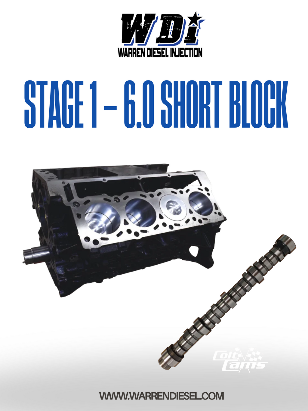 6.0 Powerstroke Engine Blocks — Warren Diesel Online LLC