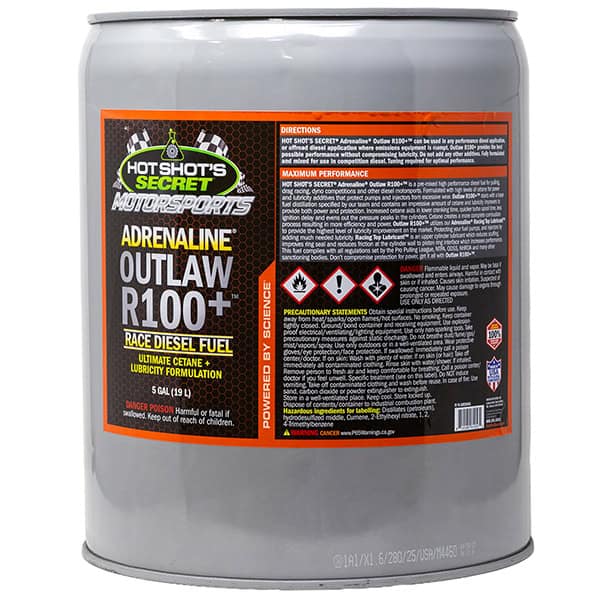 ADRENALINE OUTLAW R100+ Diesel Racing Fuel — Warren Diesel Online LLC